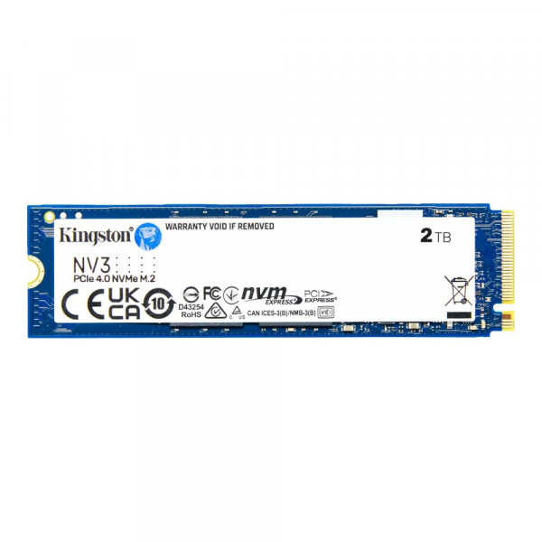 KINGSTON NV3 2TB M.2 2280 PCIe 4.0 NVMe SNV3S/2000G SSD