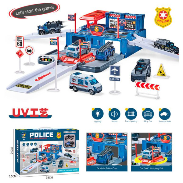 Igračka Policijska garaža set 297250