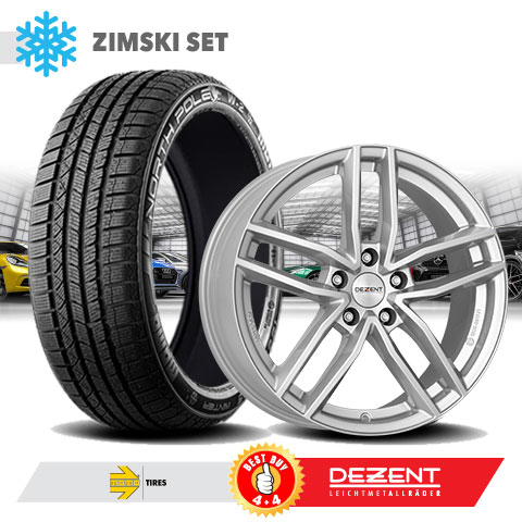 205/55 R16 SET Z MOMO + DEZENT TR SIL 5/112