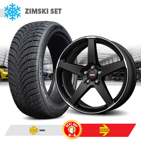 215/55 R17 SET Z MOMO + MOMO FIV MB POL 5/112