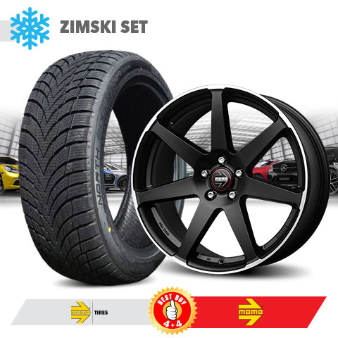 235/55 R18 SET Z MOMO + MOMO SEV MB POL 5/112