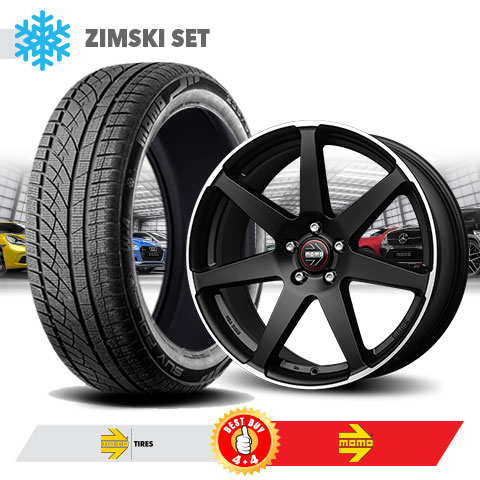 225/55 R18 SET Z MOMO + MOMO SEV MB POL 5/108