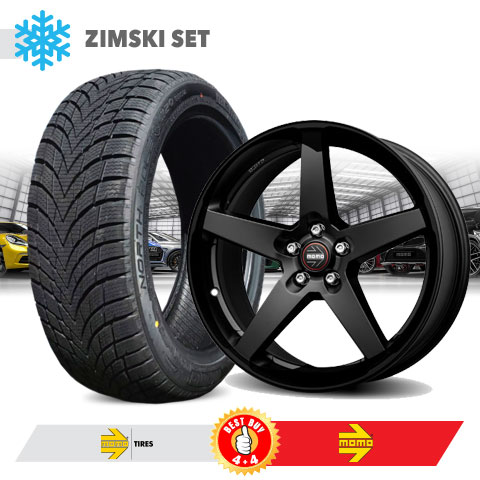 215/65 R17 SET Z MOMO + MOMO FIV MB 5/114.3 + TPMS