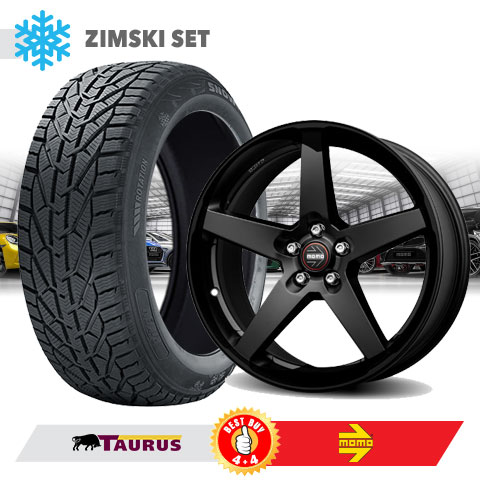 215/65 R17 SET Z TAURUS + MOMO FIV MB 5/108