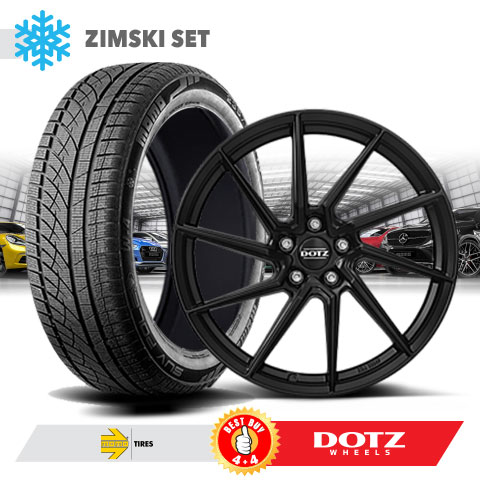 235/60 R18 SET Z MOMO + DOTZ SPA MB 5/108 + TPMS