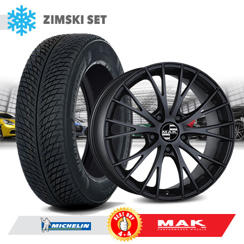 255/55 R20 + 295/45 R20 SET Z MICHELIN + MAK REN MB 5/130 + TPMS