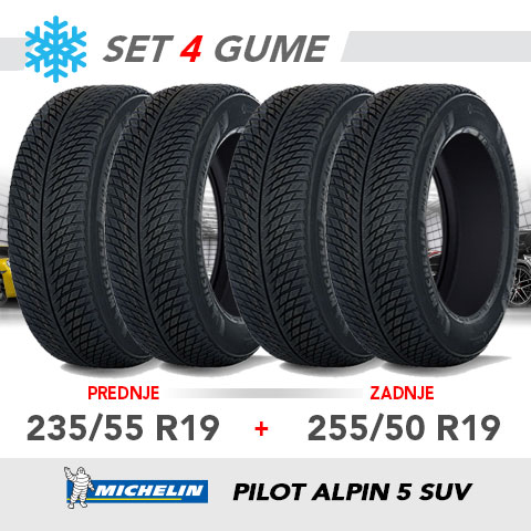 235/55 R19X2+255/50 R19X2 MICHELIN PA5 SET 4 GUME