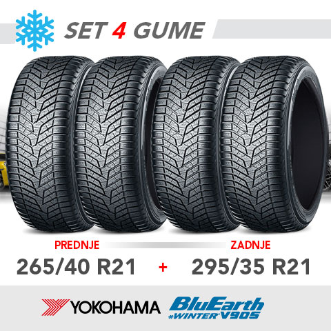 265/40 R21x2 + 295/35 R21x2 YOKOHAMA V905 SET 4 GUME