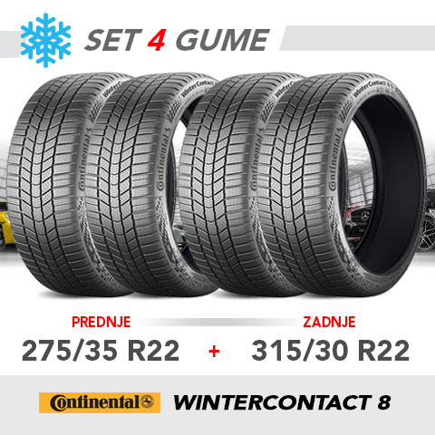 275/35 R22x2 + 315/30 R22x2 CONTI WC8 SET 4 GUME