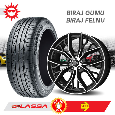 235/50 R18 SET LASSA + MOMO