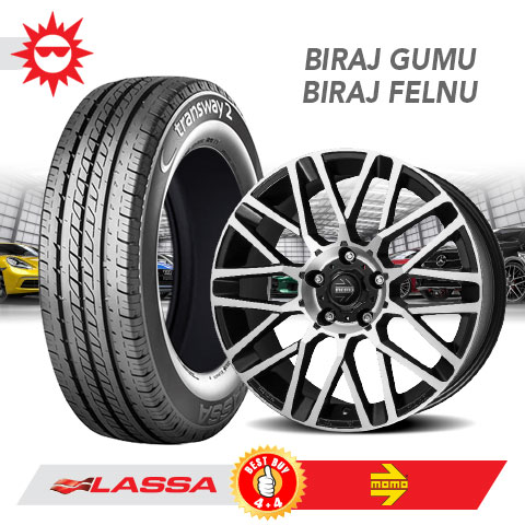 205/65 R16C SET LASSA + MOMO