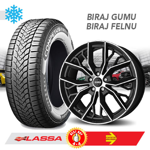 225/60 R17 SET Z LASSA + MOMO