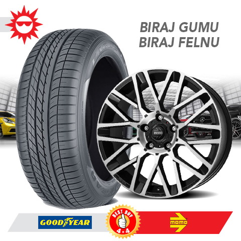 255/50 R19 SET GOODYEAR RFT + MOMO (1 TOČAK)