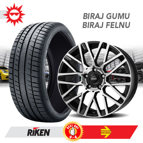 235/45 R18 SET RIKEN + MOMO