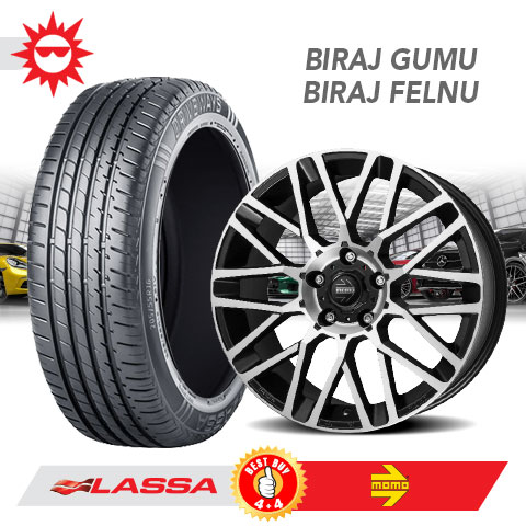 235/45 R18 SET LASSA + MOMO