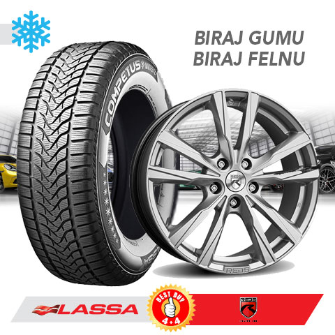 215/70 R16 SET Z LASSA + REDS K2 5/114.3