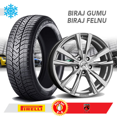 195/65 R15 SET Z PIRELLI + REDS K2 SIL 5/112