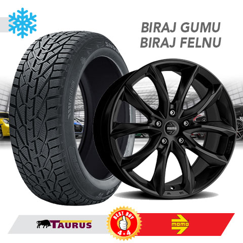 205/55 R16 SET Z TAURUS + MOMO SJB 5/112