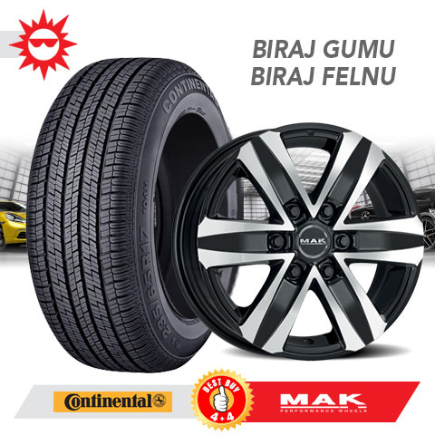 265/60 R18 SET L CONTINENTAL + MAK STONE 6 BM 6/139.7