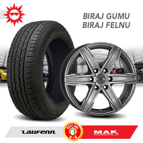 235/65 R16C SET LAUFENN + MAK KING 6 MT 6/130