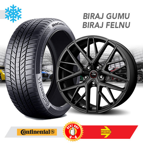 285/45 R22 + 325/40 R22 CONTINENTAL + MOMO RFX01 SBB 5/112 + TPMS