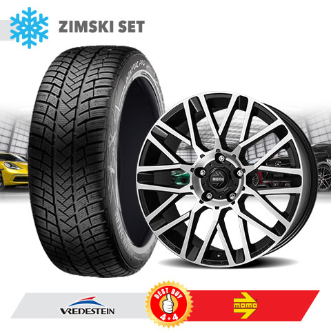 235/50 R19 SET Z VREDESTEIN + MOMO REV MB POL 5/112