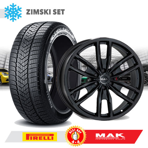 255/55 R20 SET Z PIRELLI + MAK PEAK MB 6/139.7