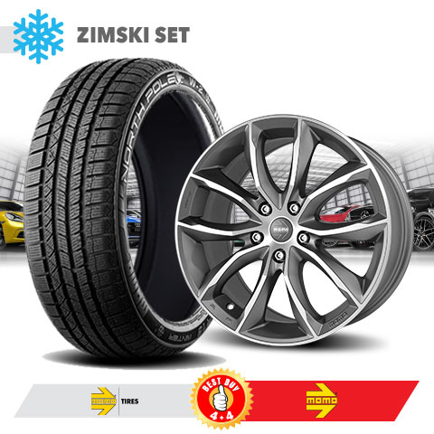 225/45 R17 SET Z MOMO + MOMO SJA POL 5/112