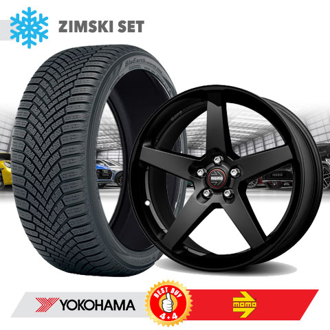 215/65 R17 SET Z YOKOHAMA + MOMO FIV MB 5/108