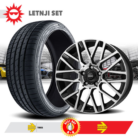 225/45 R18 SET MOMO + MOMO REV MBP 5/120