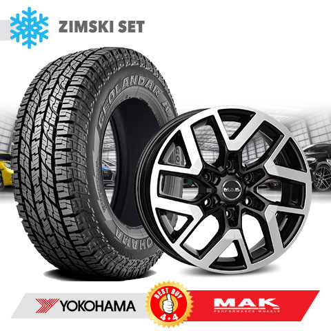 265/60 R18 SET Z YOKOHAMA + MAK GRA BM 6/139.7