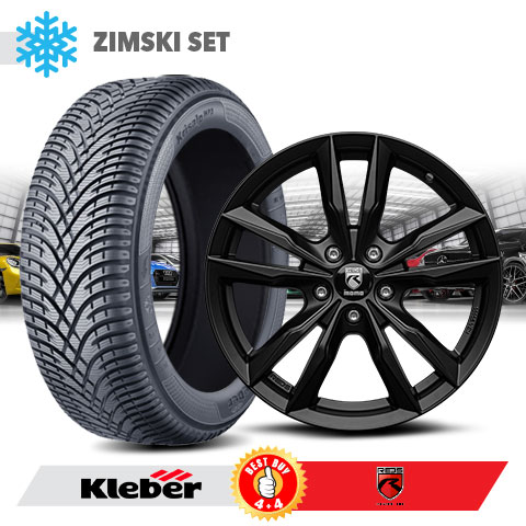 205/55 R17 SET Z KLEBER + REDS FAS MB 5/100