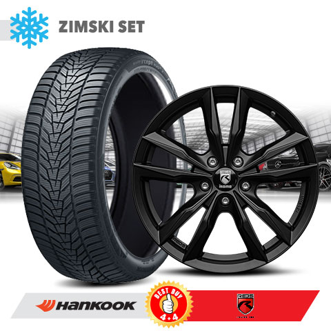 215/65 R17 SET Z HANKOOK + REDS FAST MB 5/114.3