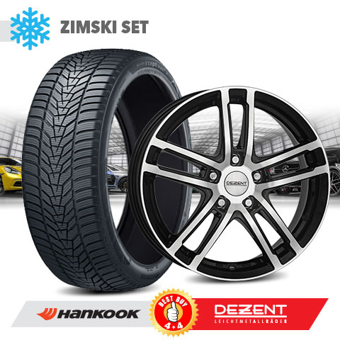 245/45 R18 SET Z HANKOOK + DEZENT TZ DB POL 5/112