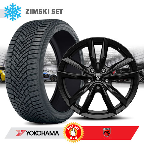 215/65 R17 SET Z YOKOHAMA + REDS FAS MB 5/114.3 + TPMS