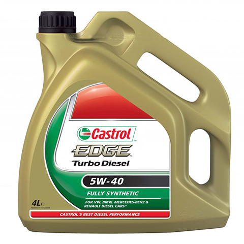 CASTROL EDGE T. DIZEL TITANIUM 5W40 4/1
CASTROL EDGE TURBO DIZEL 5W40