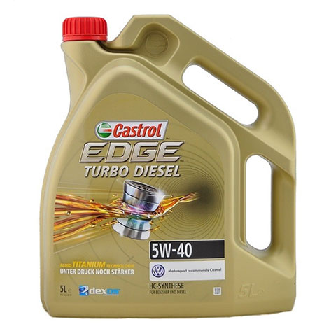 CASTROL EDGE T. DIZEL 5W40 505.01 4/1
CASTROL EDGE TURBO DIZEL 5W40