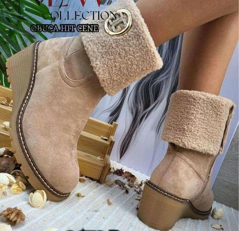 Ugg mini čizme, bоја - Bež, 38