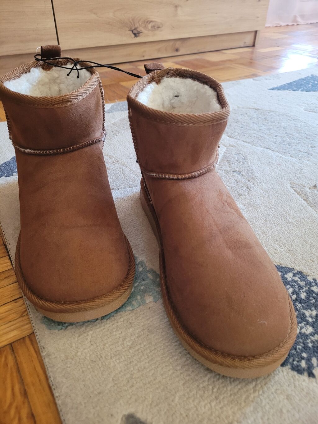 Ugg mini čizme, bоја - Braon, 38