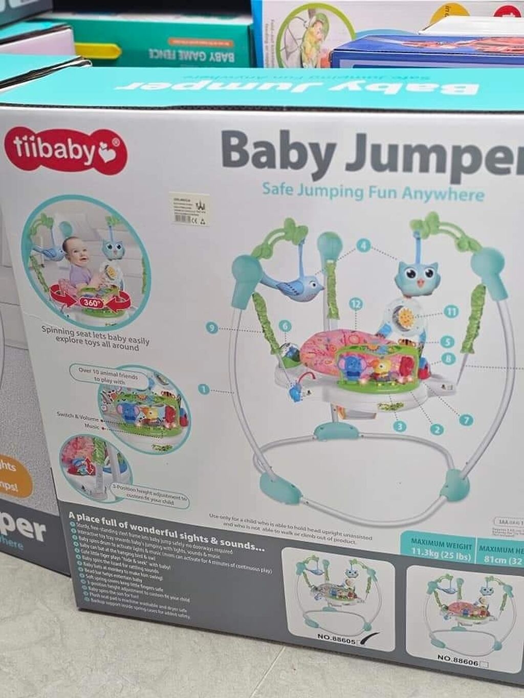 Baby Jumper je dizajniran i odobren kao bezbedna dečija oprema koja će