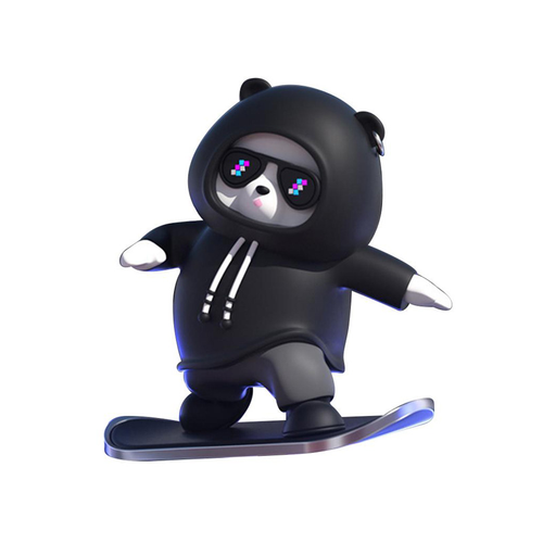 Auto igracka JWD Snowboard Teddy crna