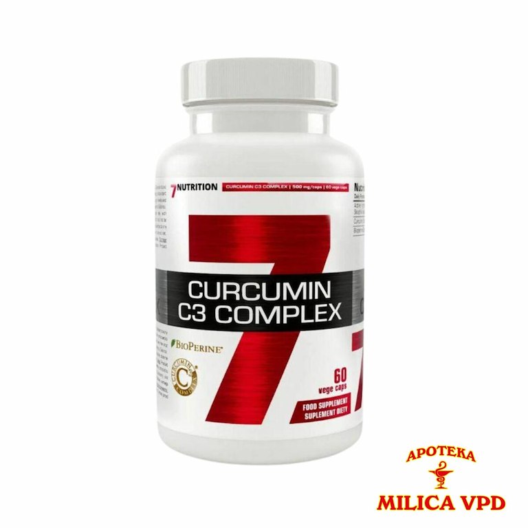 7Nutrition Curcumin C3 Complex 60 kapsula