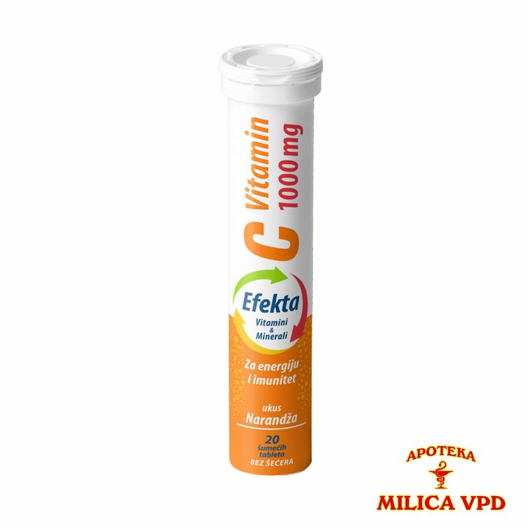 Efekta Vitamin C 1000mg 20 šumećih tableta