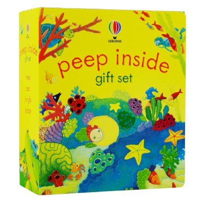 Usborne Peep Inside Collection 4 Books Gift Set