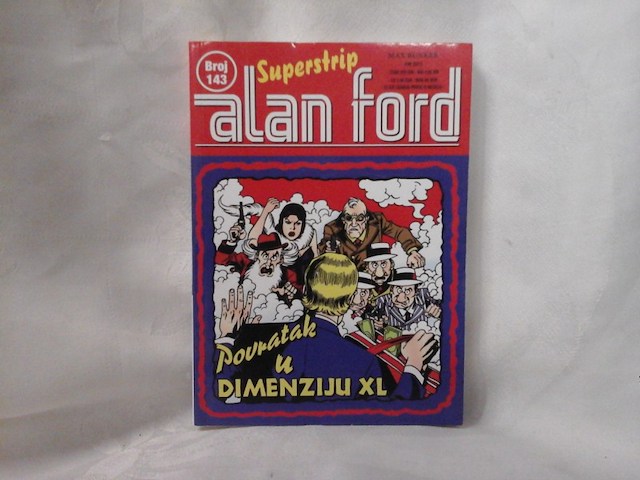 Alan Ford Povratak u dimenziju XL broj 143