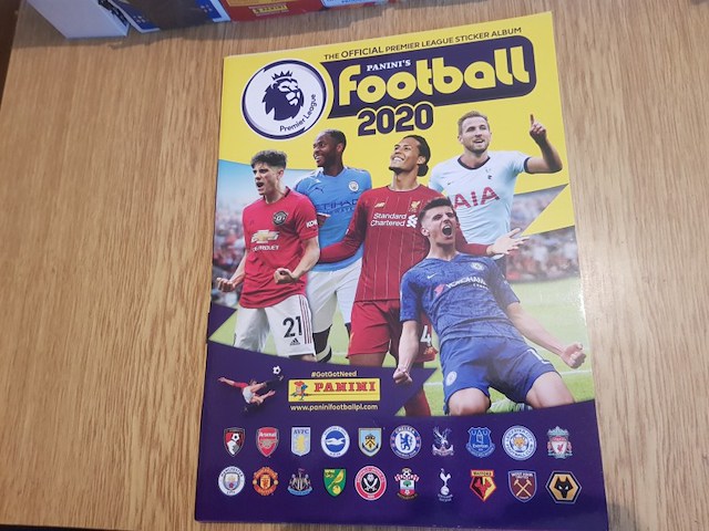 Prazan album - Premier League 2020 Panini,sa slicicama