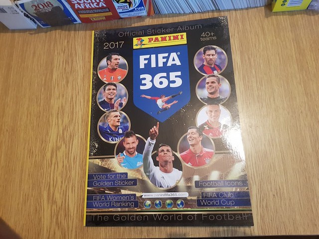 Prazan album - FIFA 365 2017 (Panini),sa slicicama