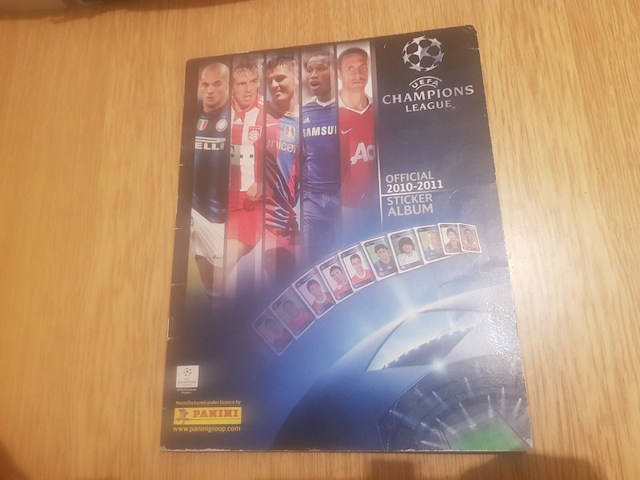 Prazan album - Champions League 2010-2011,bez slicica