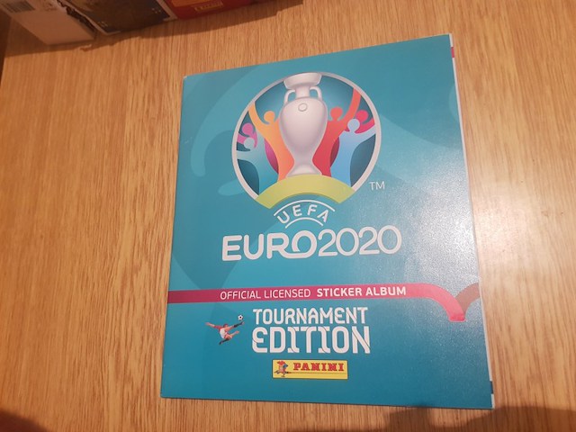 Prazan album - Euro 2020 Tournament Panini,sa slicicama