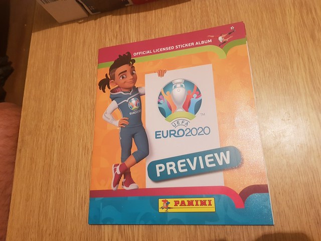 Prazan album - Euro 2020 Preview (Panini),sa slicicama